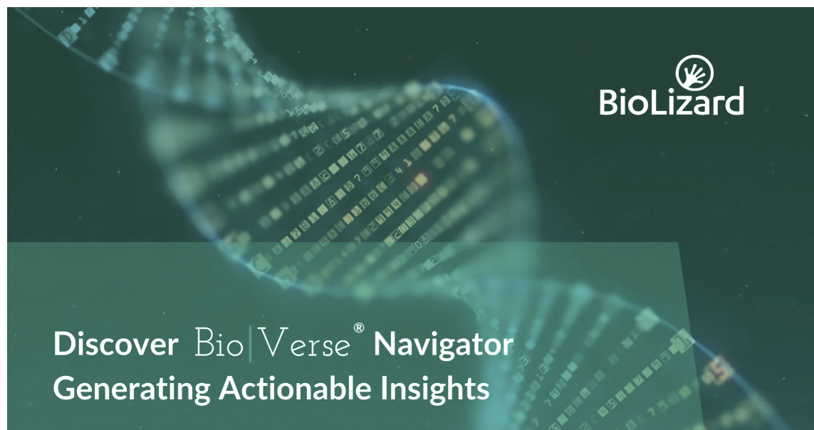 Bio|Verse Navigator | Data exploration with BioLizard
